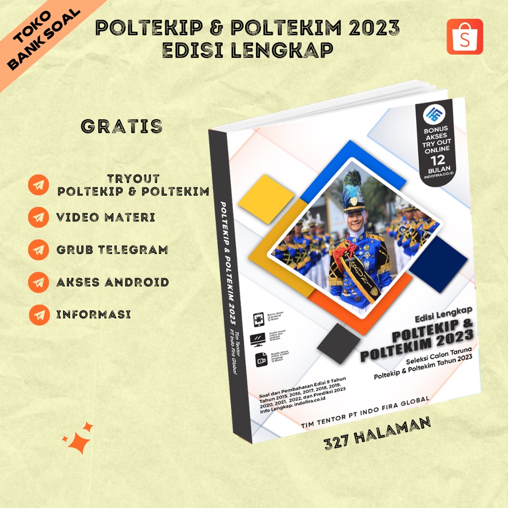 Jual Buku Tes POLTEKIM & POLTEKIP 2024 Kumpulan Soal Poltekip Poltekim ...