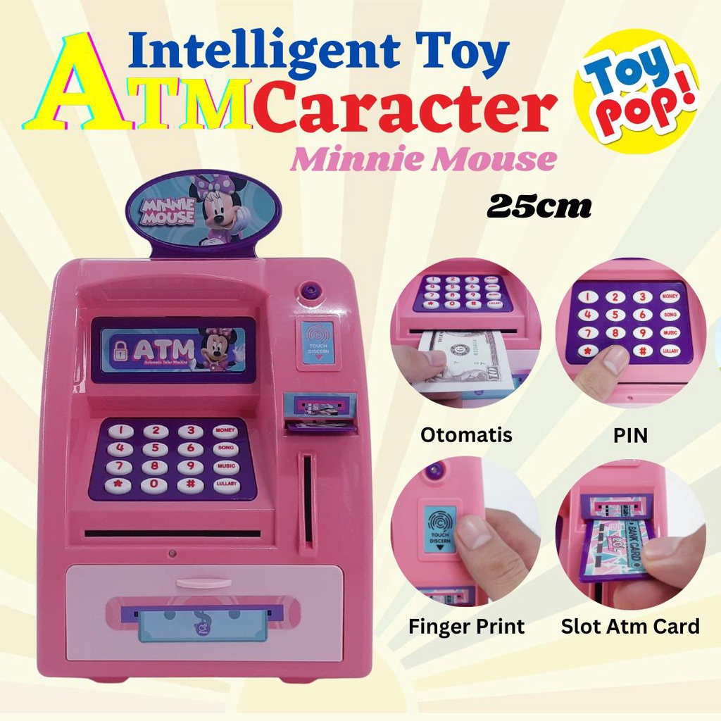 Jual Mainan Edukasi Mesin ATM Intelligent Besar Dengan Fingerprint dan ...