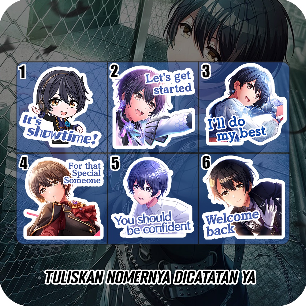 Jual Stiker Glossy Aoi Miyake D4DJ, Sticker Anime Lucu Anti Air Untuk ...