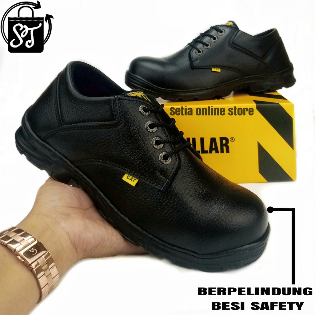 Jual Sepatu Safety Pria Ujung Besi Sepatu low Boots Safety Sepatu Kerja ...