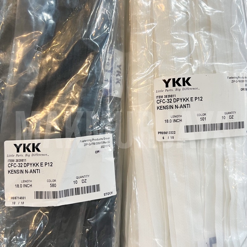 Jual Resleting YKK 45 Cm 18 Inch / Rit YKK CFC-32 45cm Kepala Cat Lusinan | Shopee Indonesia