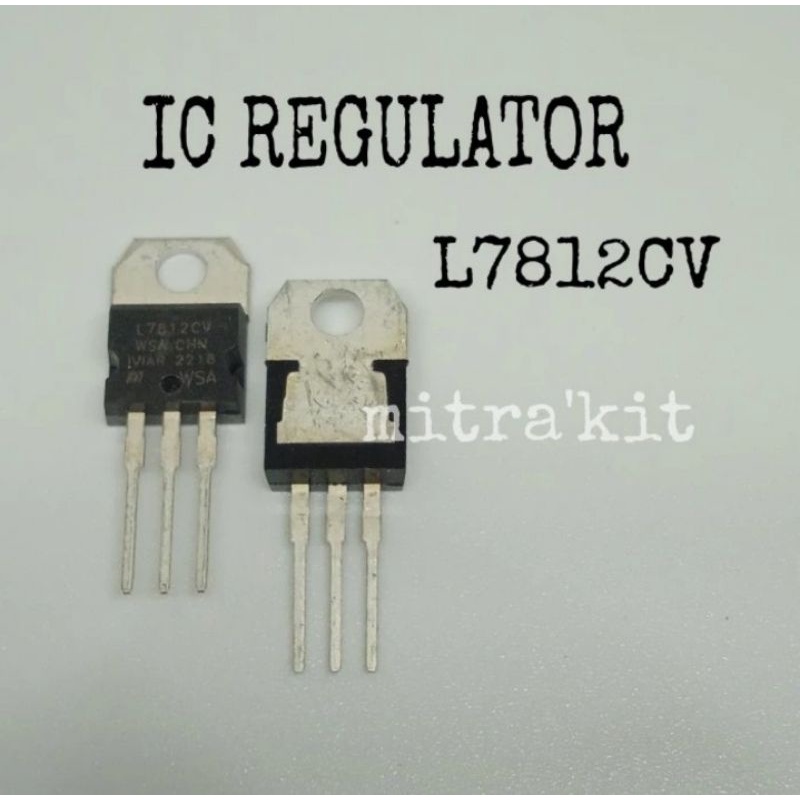 Jual 7812 IC Regulator L7812 1A | Shopee Indonesia