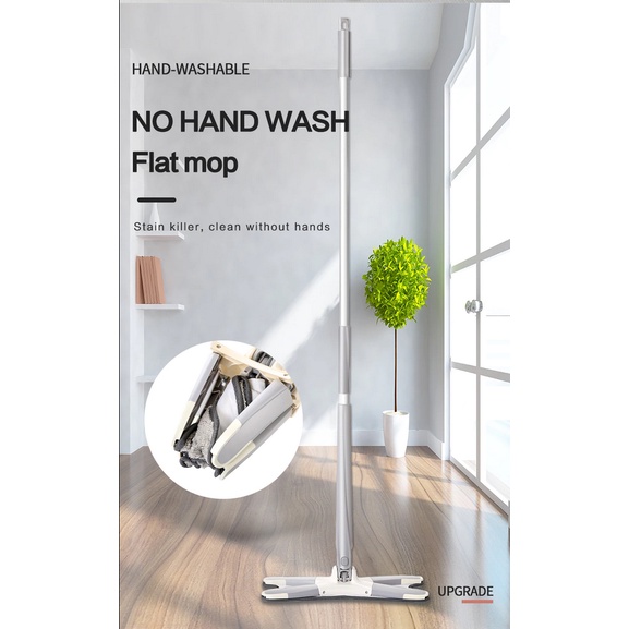 Jual Alat Pel Pengepel Lantai Super Mop Peras Air Otomatis X Shape ...