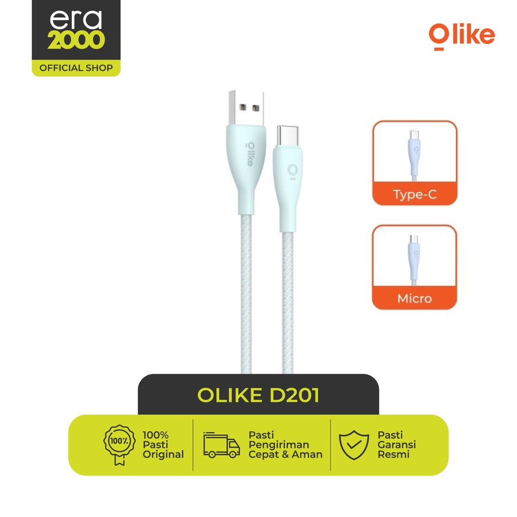 Jual Era 2000-Olike Cable Data Fast Charge 12 Watt Durable Braided ...