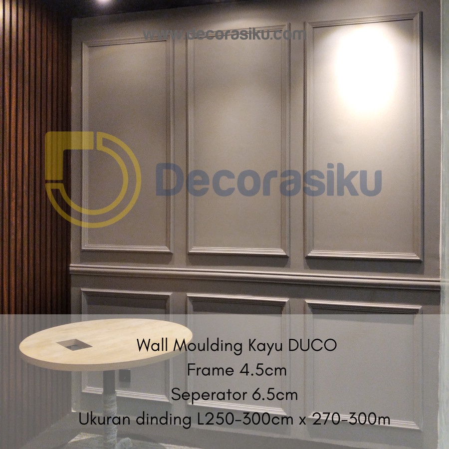 Jual [DC] Wall Moulding KAYU - DIY 250-300cm - Panel Dinding - wall ...