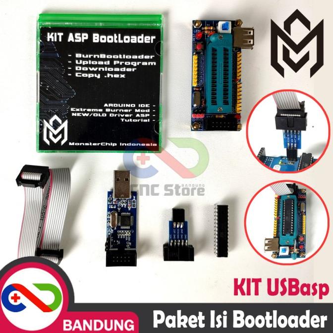 Jual KIT USBASP ISI BOOTLOADER COPY HEX USB ASP ISP USBISP PAKET DOWNLOADER cncst00 Juara ...