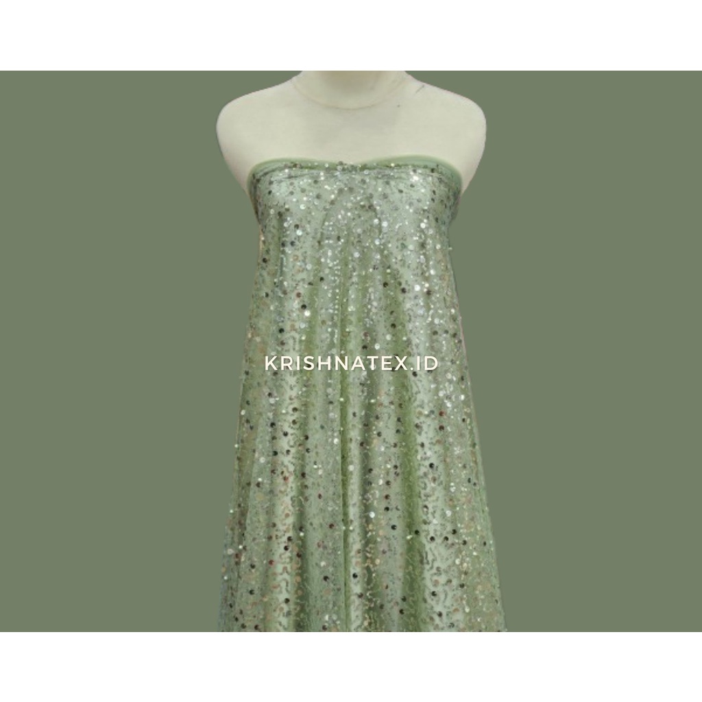 Jual Kain Bahan Brokat Tulle Tille Tile Tule Full Payet Promo Tulle ...