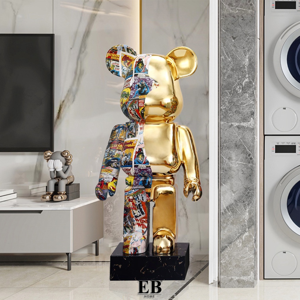 Jual Patung Kaws Unik / Standing Superhero Comic Bearbrick 1086 ...