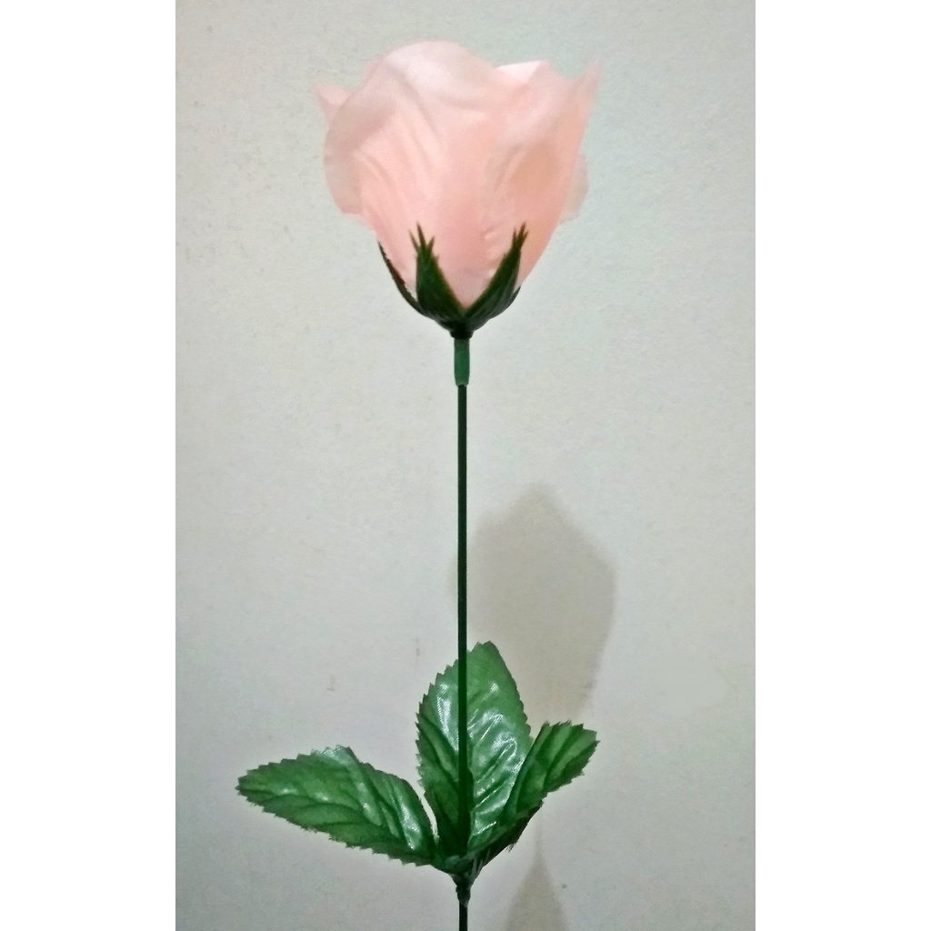 Jual 1 Tangkai Mawar Kuncup 5 cm Kain Tinggi 45 cm Artificial Flower ...