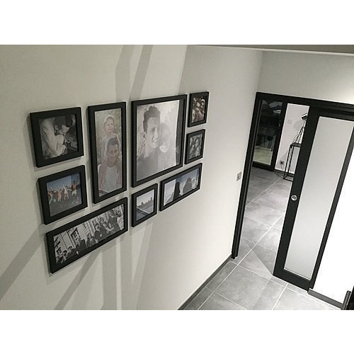 Jual Frame / Bingkai Foto - Paket 4 (9 Frame) Frame Minimalis Hitam 3cm ...