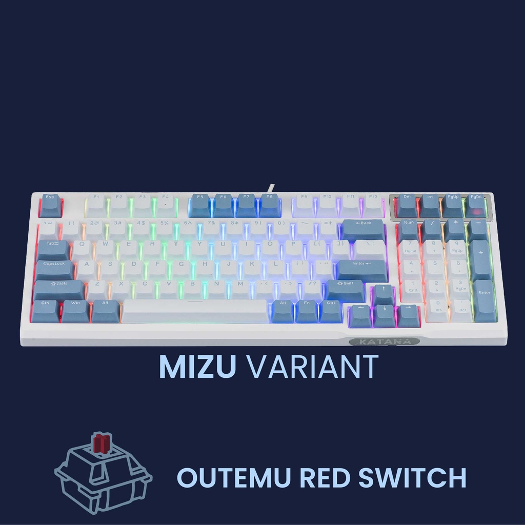 Jual Keyboard Gaming Mechanical Wireless 96% SADES KATANA | Shopee ...