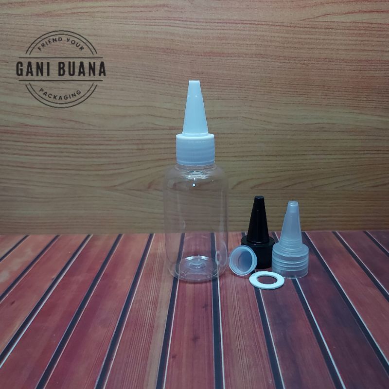 Jual BOTOL TINTA KERUCUT 100ML SBR NATURAL/BOTOL KERUCUT 100ML VARIAN ...