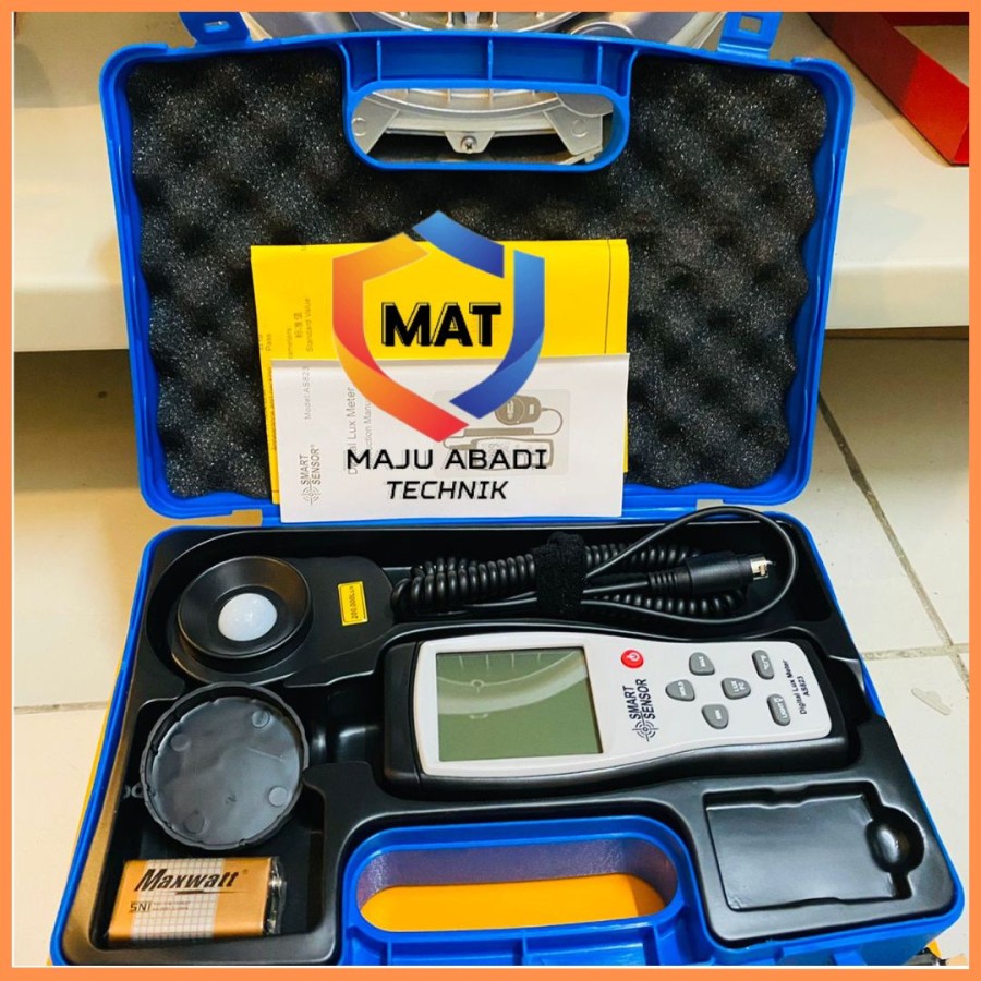 Jual Alat Pengukur Cahaya Lux Meter Smart Sensor AS832 Sertifikat ...