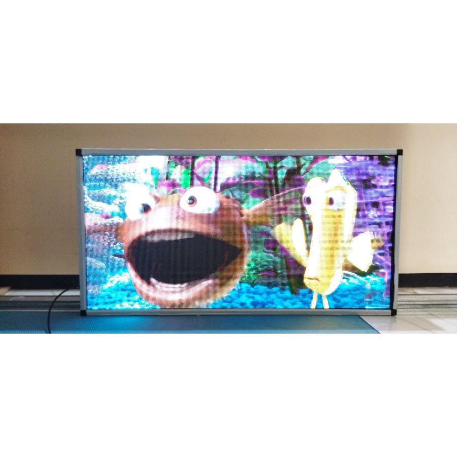 Jual Running Text RGB Full Colour 73x140Cm Wifi P5 Outdoor | Shopee ...