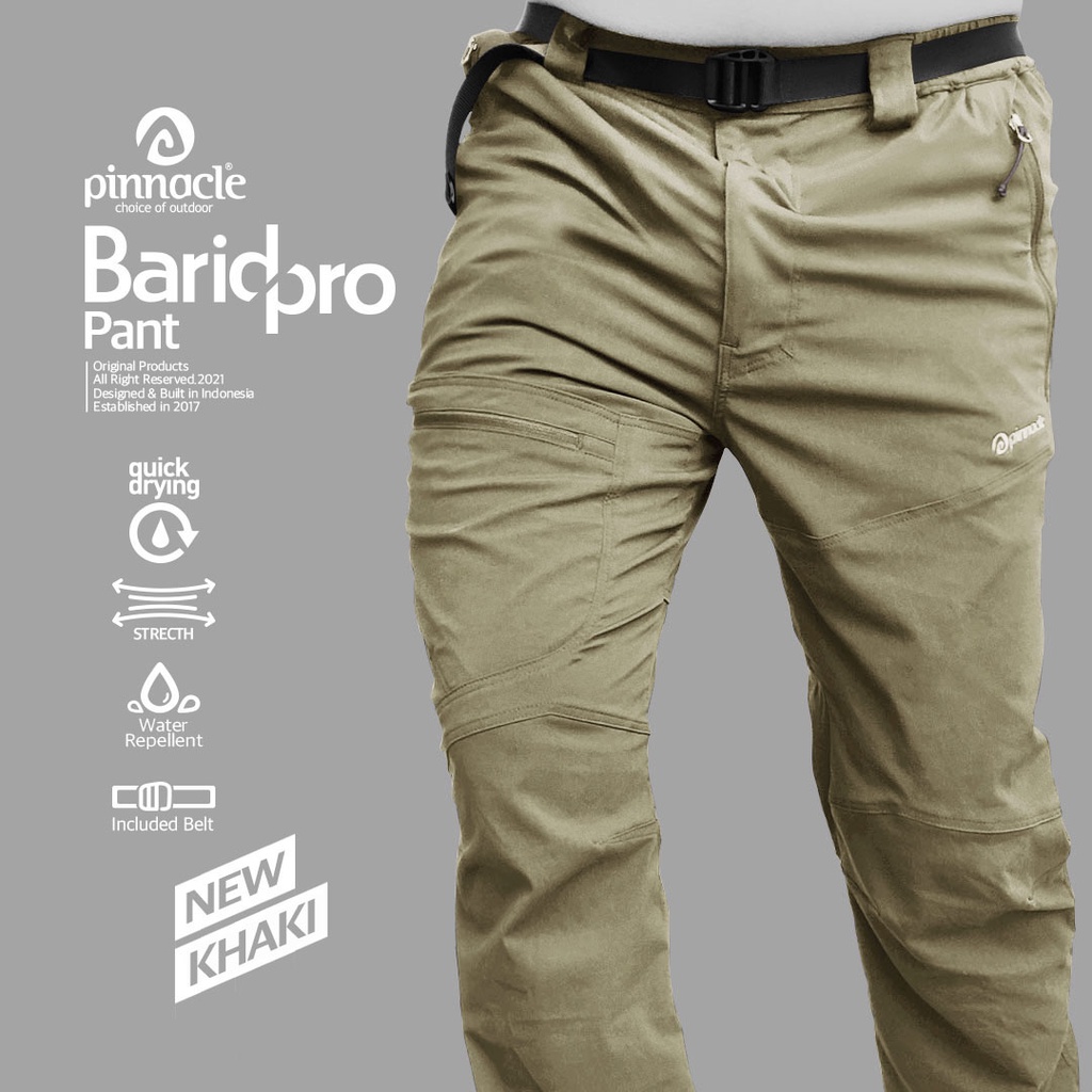 Jual Pinnacle Pro Official Barid Pro Hike Pant - Khaki | Shopee Indonesia