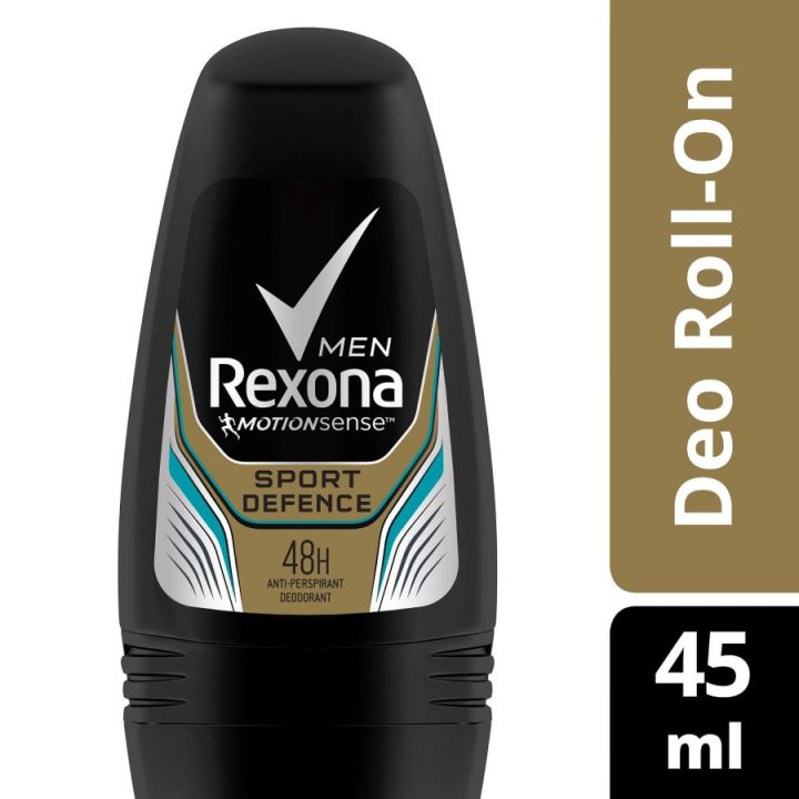 Jual Rexona Men Anti-Perspirant Deodorant Roll On Sport Defence - 45Ml | Shopee Indonesia