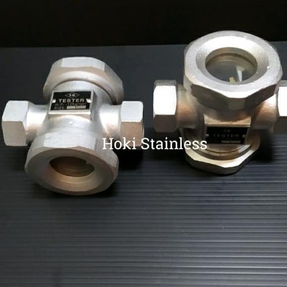 Jual Sight Glass Kaca Cast Iron Tester Drat 1/2" Inch | Shopee Indonesia