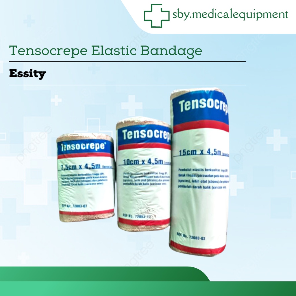 Jual COD Tensocrepe Perban Elastis Kaki dan Tangan Elastic Bandage size ...