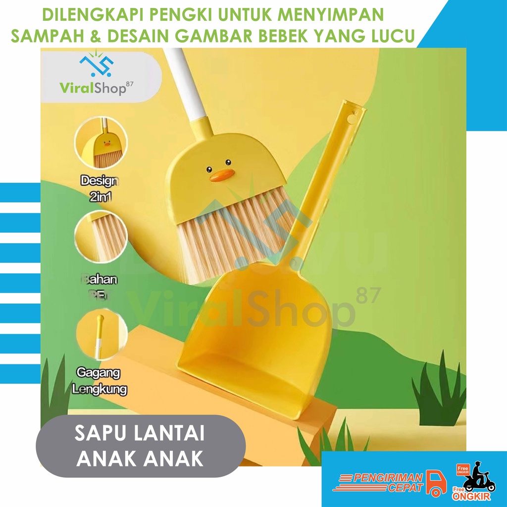 Jual Sapu Mini Set Serok Pengki Karakter Lucu Pembersih Lantai Sapu ...