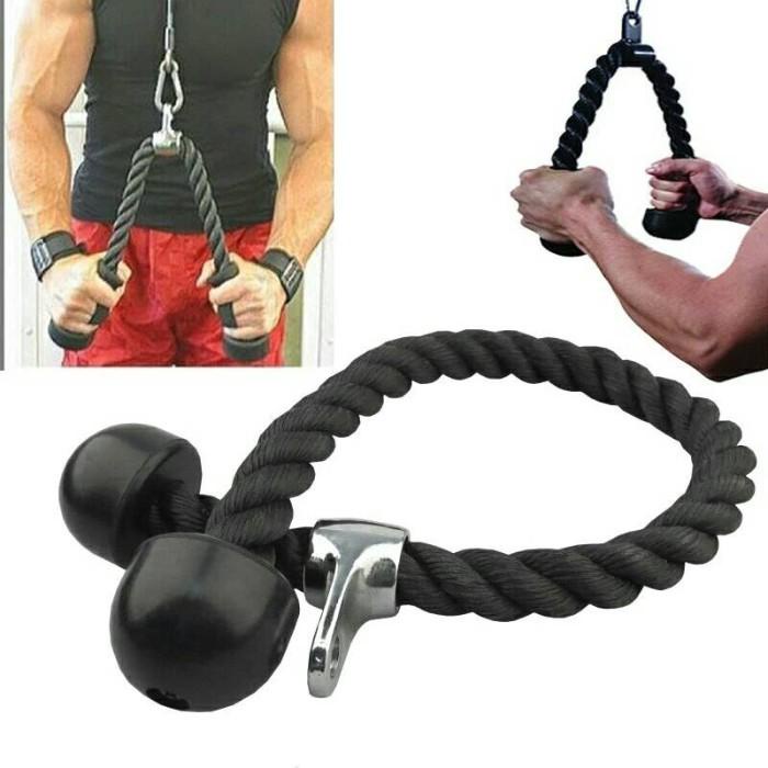Jual Fitness Tricep Rope Tali Latihan Olahraga Otot Push Pull Up Down ...