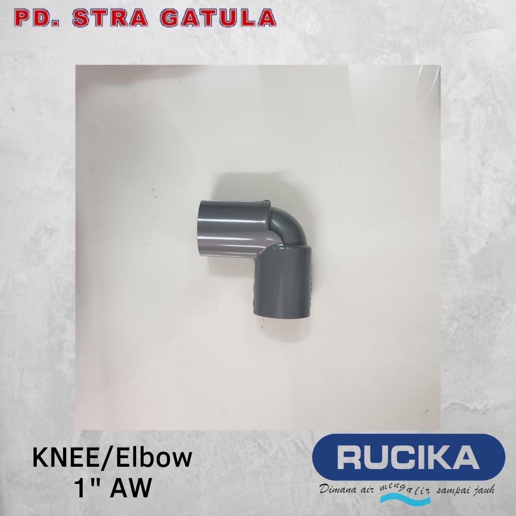 Jual KNEE/ELBOW 1" FITTING PIPA PVC MERK RUCIKA AW | Shopee Indonesia