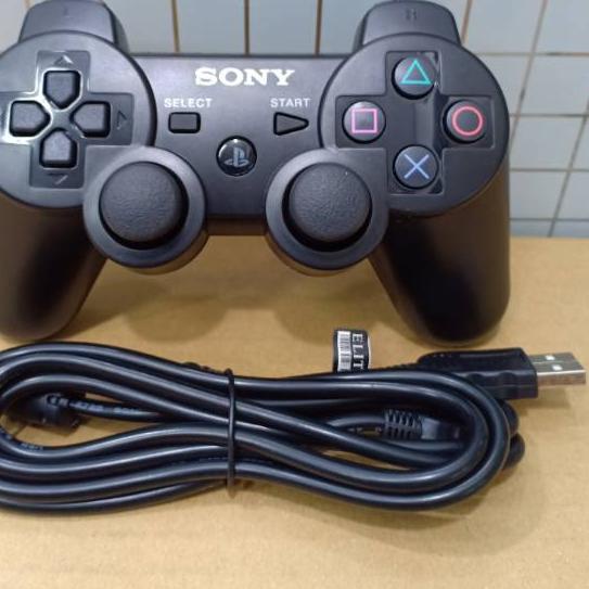 Jual STIK PS 3 / PS 3 WIRELES ORIGINAL (BONUS KABEL USB) ⅍ | Shopee ...