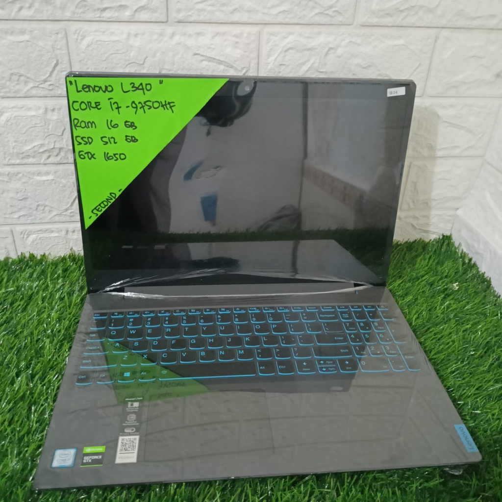 Jual LENOVO L340 CORE I7-9750HF RAM 16GB SSD 512GB GTX 1650 15,6 INCH ...