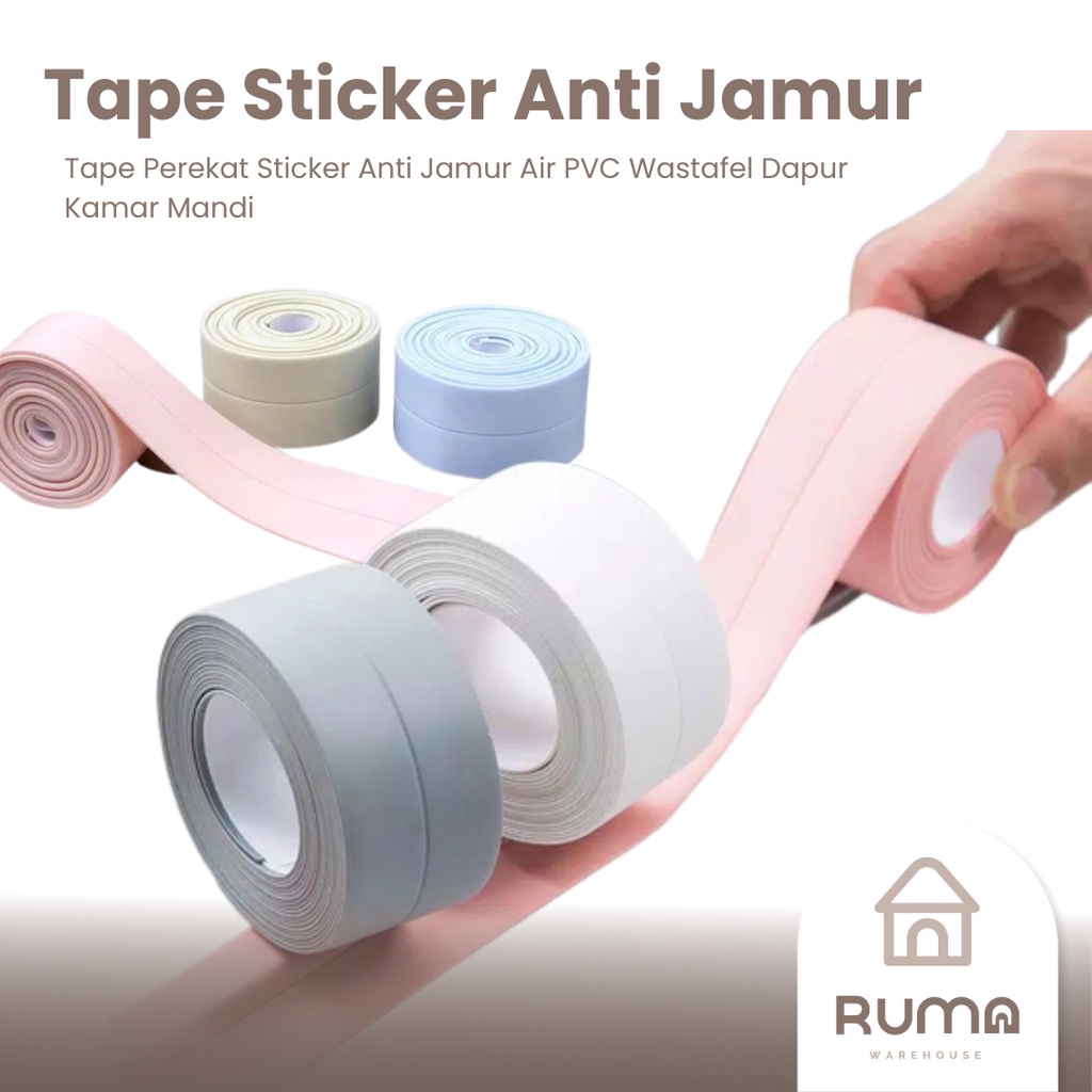 Jual Tape Perekat Sticker Anti Jamur Air Minyak PVC Wastafel Dapur ...