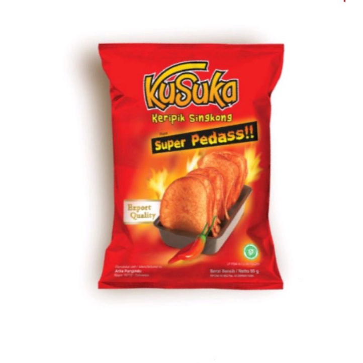 Jual Kusuka Kripik Singkong / Talas 60gr - Keripik Rumput Laut / Keju / Ayam Lada Hitam / Pedas ...