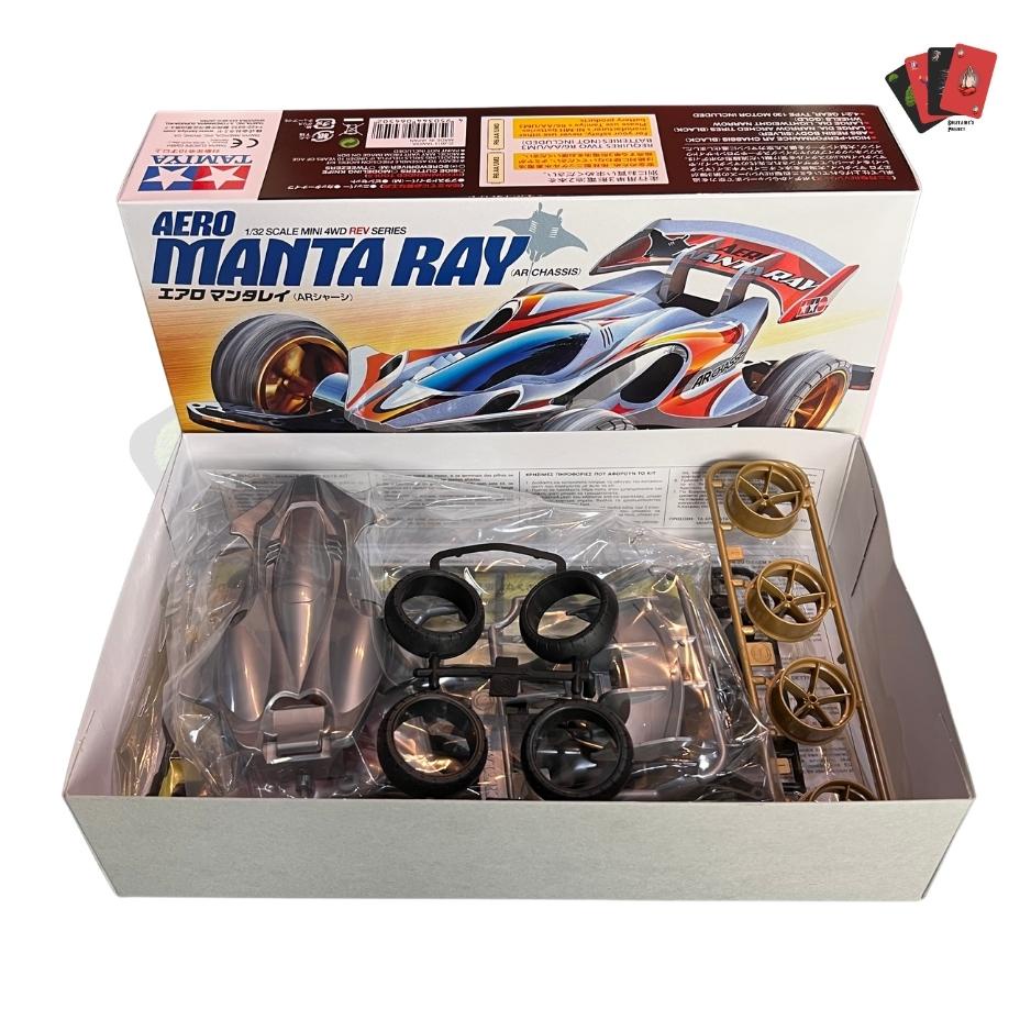 Jual Mainan Rakit Mobil Tamiya Mini 4WD - Aero Manta Ray (ORIGINAL ...