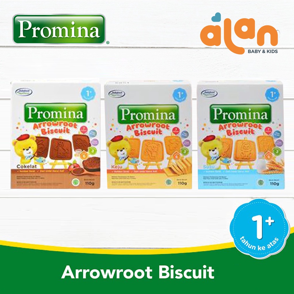 Jual Promina Arrowroot Biscuit Biskuit Umbi Garut 110g | Shopee Indonesia