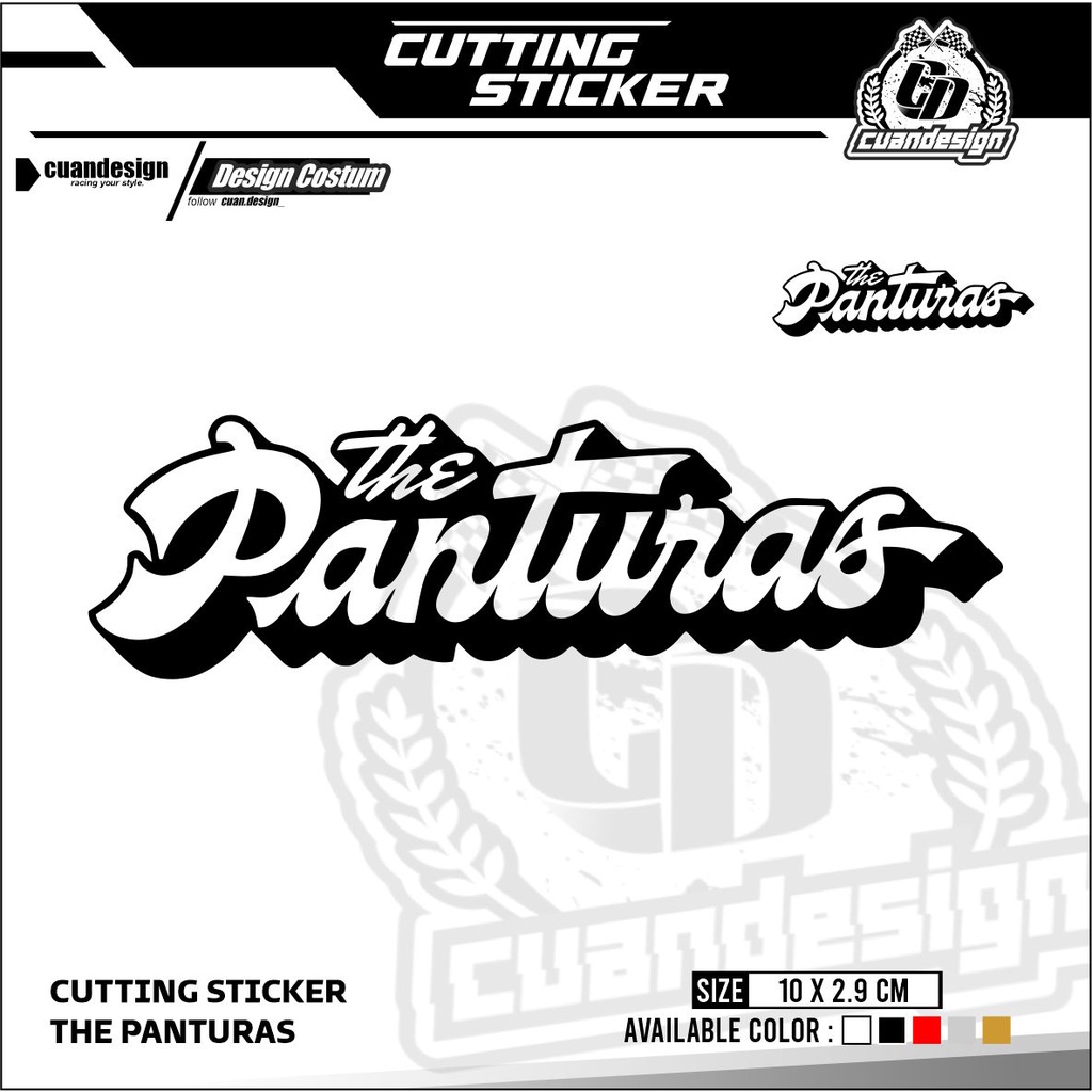 Jual CUTTING STICKER THE PANTURAS BAND | STIKER CUTTING LOGO BAND THE ...