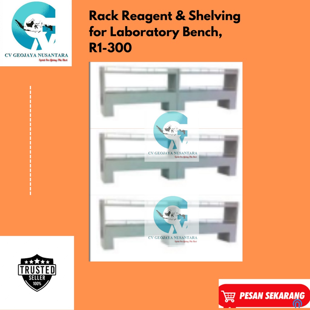 Jual Rack Reagent & Shelving for Laboratory Bench, R1-300 | Shopee ...