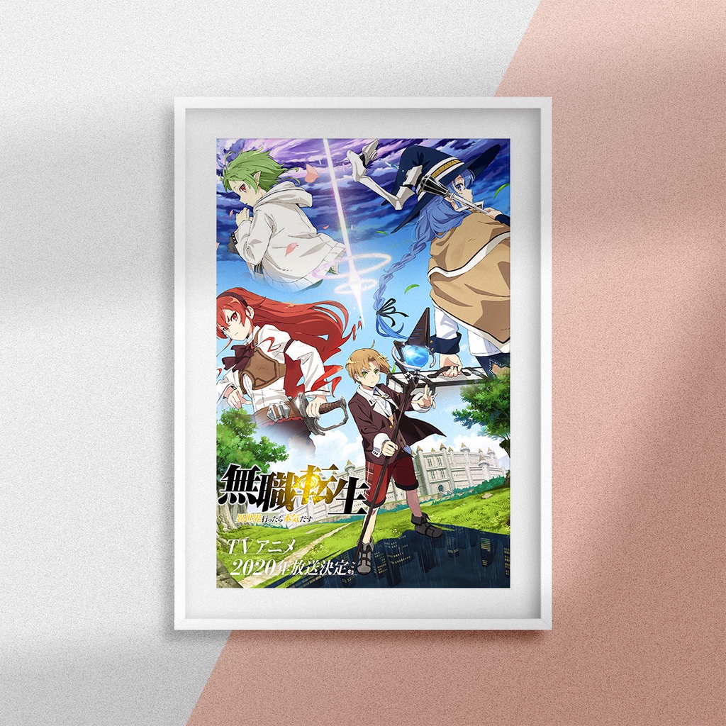 Jual Poster Anime A3 - Mushoku Tensei Isekai Ittara Honki Dasu | Shopee ...