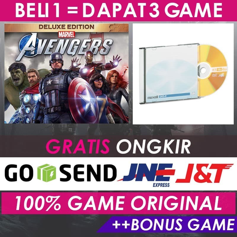 Jual MARVEL's AVENGERS DELUXE EDITION | GAME PC 5TEAM ORIGINAL | DATA ONLY | Shopee Indonesia