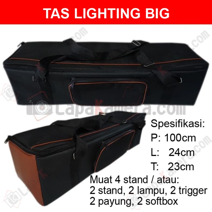 Jual Selempang Tas Lighting Big / Tas Paket Studio (Besar) | Shopee ...