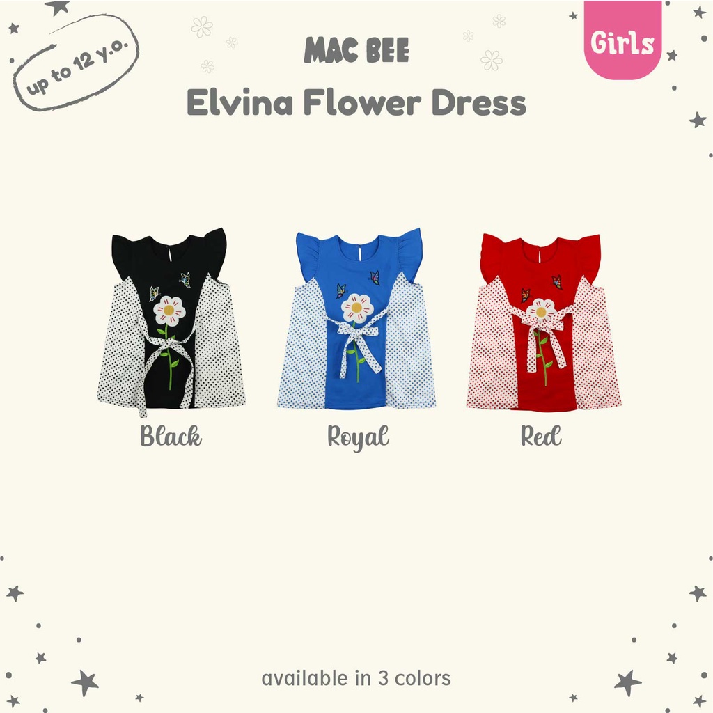 Jual MacBee Baju Anak Perempuan Dress Anak Princess Collection Elvina ...