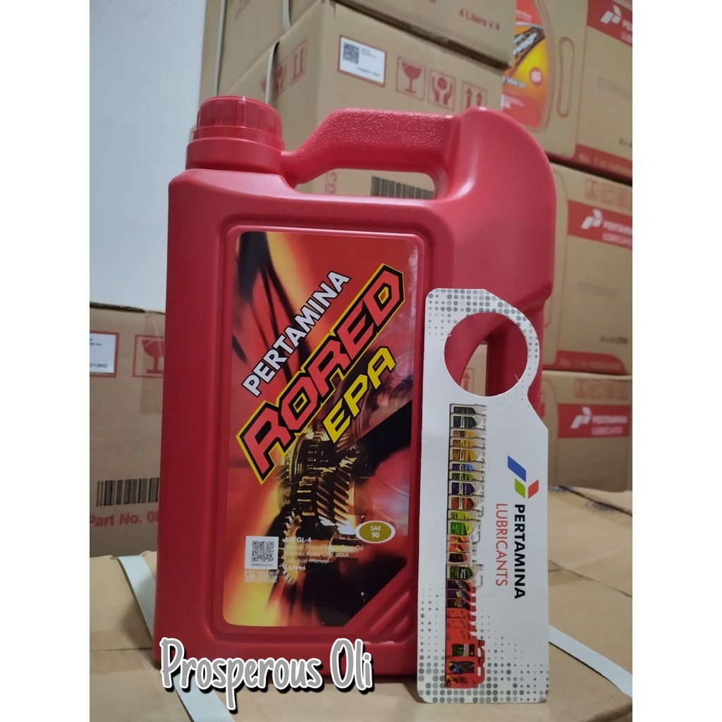 Jual Oli Pertamina Rored EPA Sae 90 Oli Gardan| Gear Oil 4 Liter | Oli ...