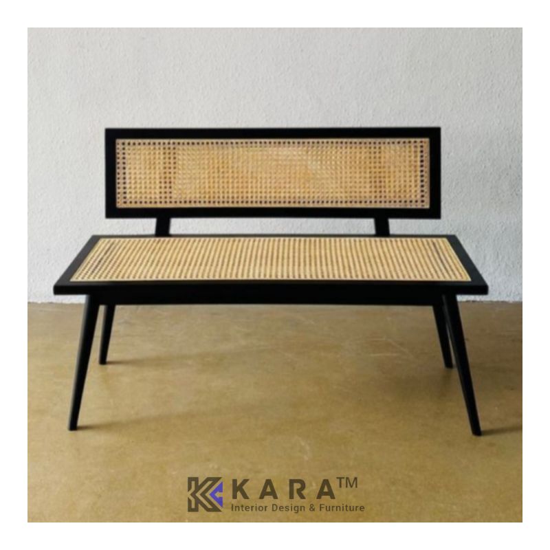 Jual Bangku Teras Anyaman Rotan / Bangku Rotan / Bangku Makan / Bangku ...