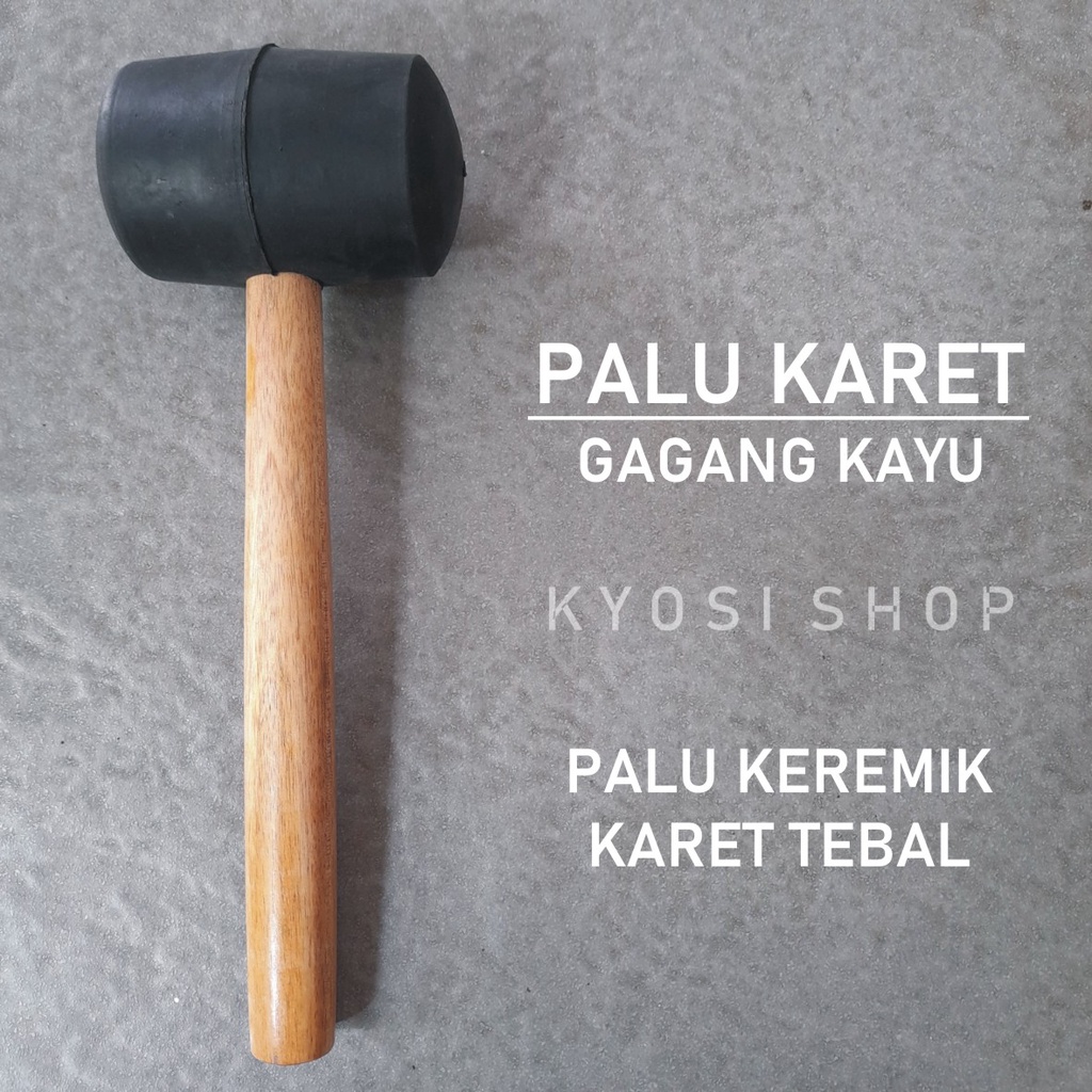 Jual Palu Karet Keramik / Palu Karet Besar / Palu Karet Hitam | Shopee ...