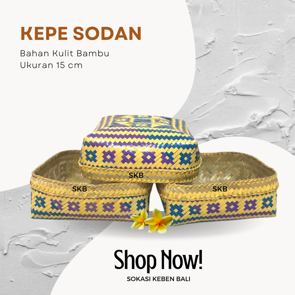 Jual Kepe Sodan Kulit Bambu Ecer| Besek| Keben| Sokasi Keben Bali ...