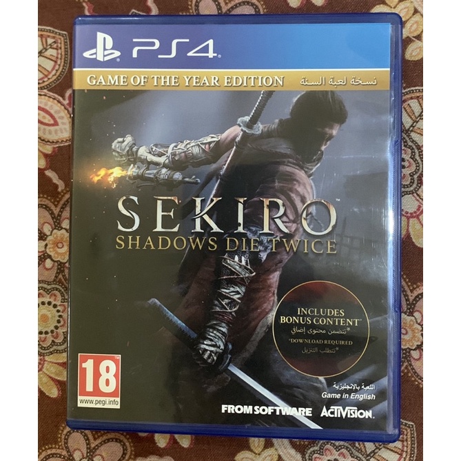 Jual Bd Ps4 Sekiro Shadows Die Twice (GOTY EDITION) | Shopee Indonesia