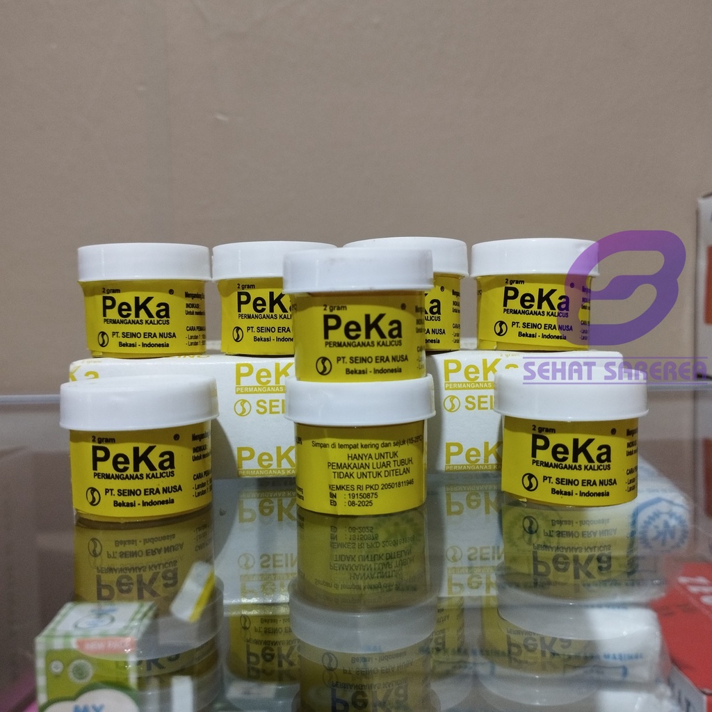 Jual PK Peka 2 gram Saino/ Serbuk Kristal/ Obat mandi Gatal Kulit Dan ...