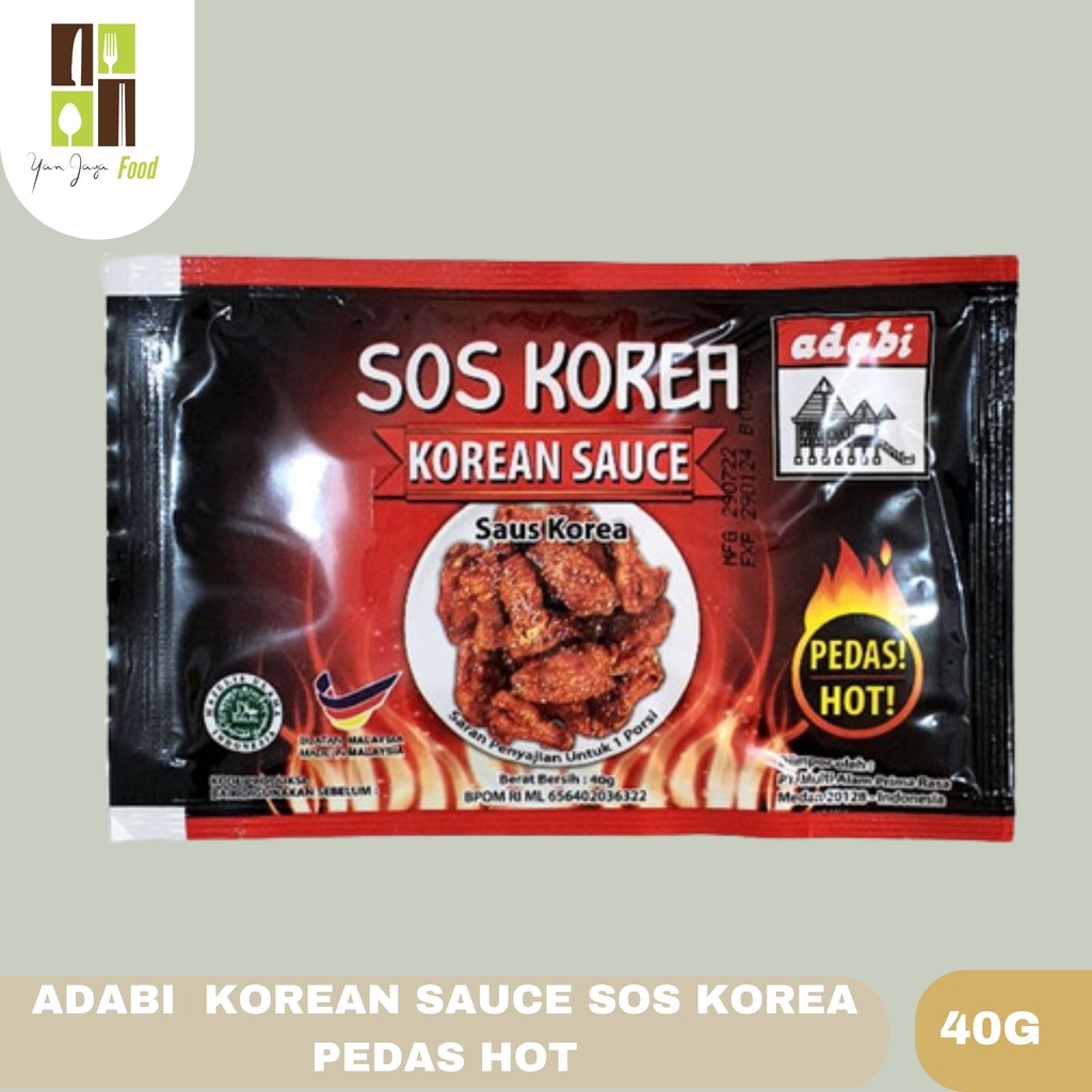 Jual Adabi Korean sauce/Saus korea/Sos Korea Pedas Hot 40g | Shopee ...