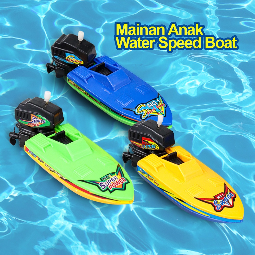 Jual Mainan Anak Water Speed Boat Ship Children Toy - Mix Color ...