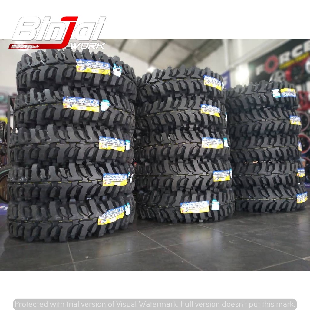 Jual ban mobil monster ACCELERA BADAK X-TREME 35 10,5 R16 ban mobil ...