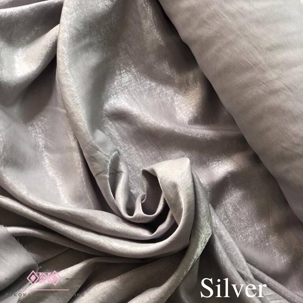 Jual Kain Korean Airflow Crinkle SHIMMER Original Silk Premium Super ...