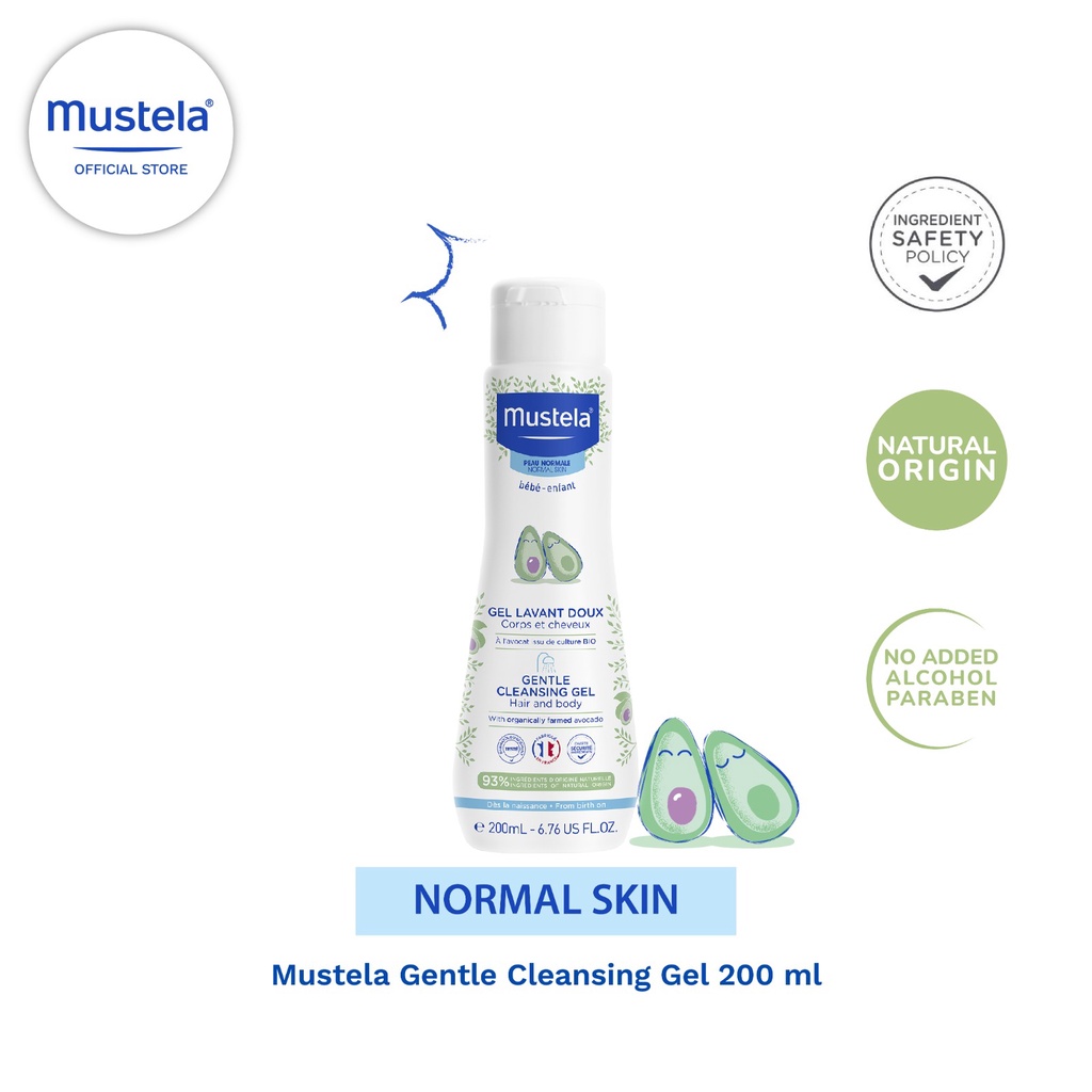Jual Mustela Bebe Gentle Cleansing Gel 200 ml - Sabun Mandi Bayi ...