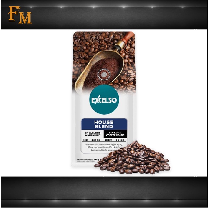 Jual Excelso Kopi House Blend Biji 200Gr | Shopee Indonesia
