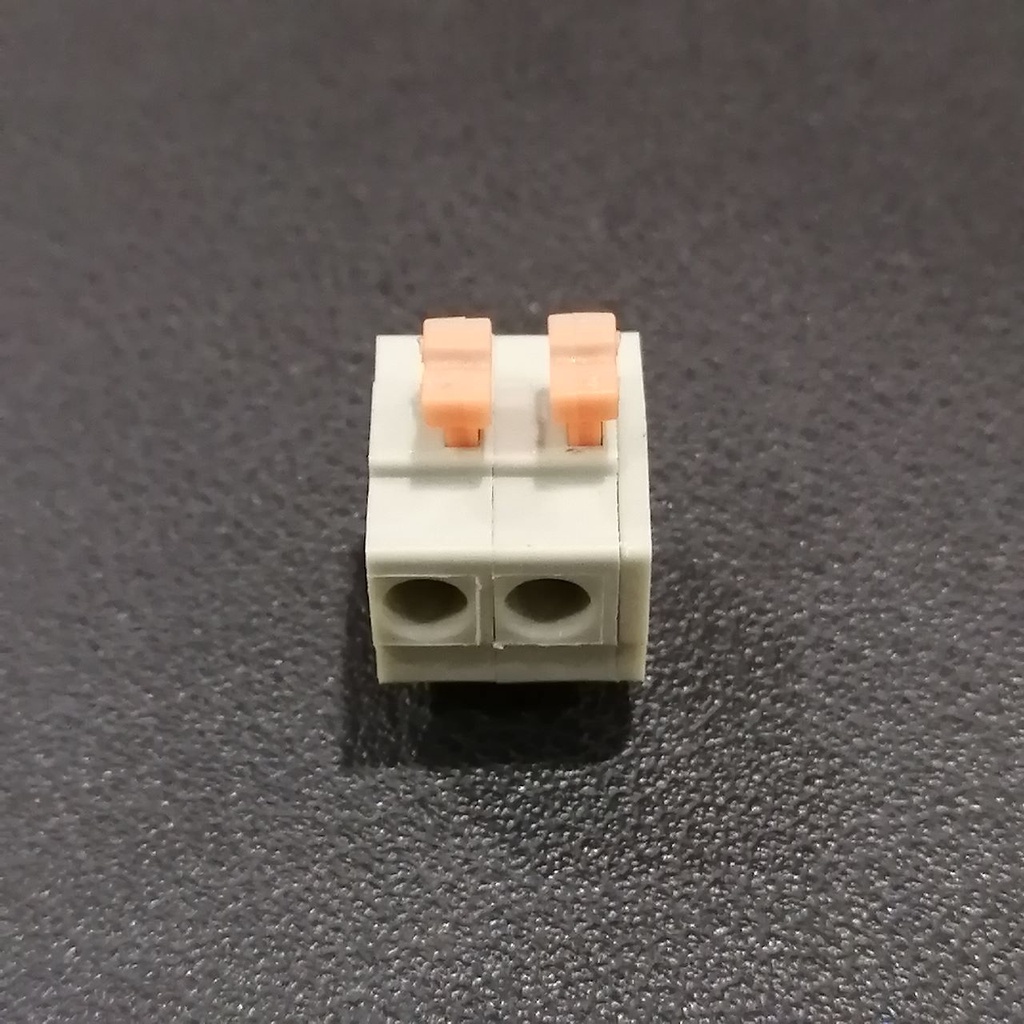 Jual Stackable Push Button Terminal Block 2 pin Pitch 5.0mm | Shopee ...